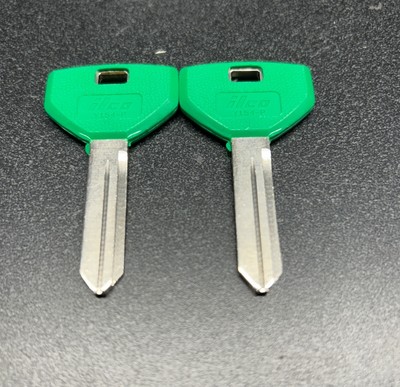 2- 1991-1992 Jeep Comanche Key Blanks Y154P Plastic Head Grand Cherokee ...