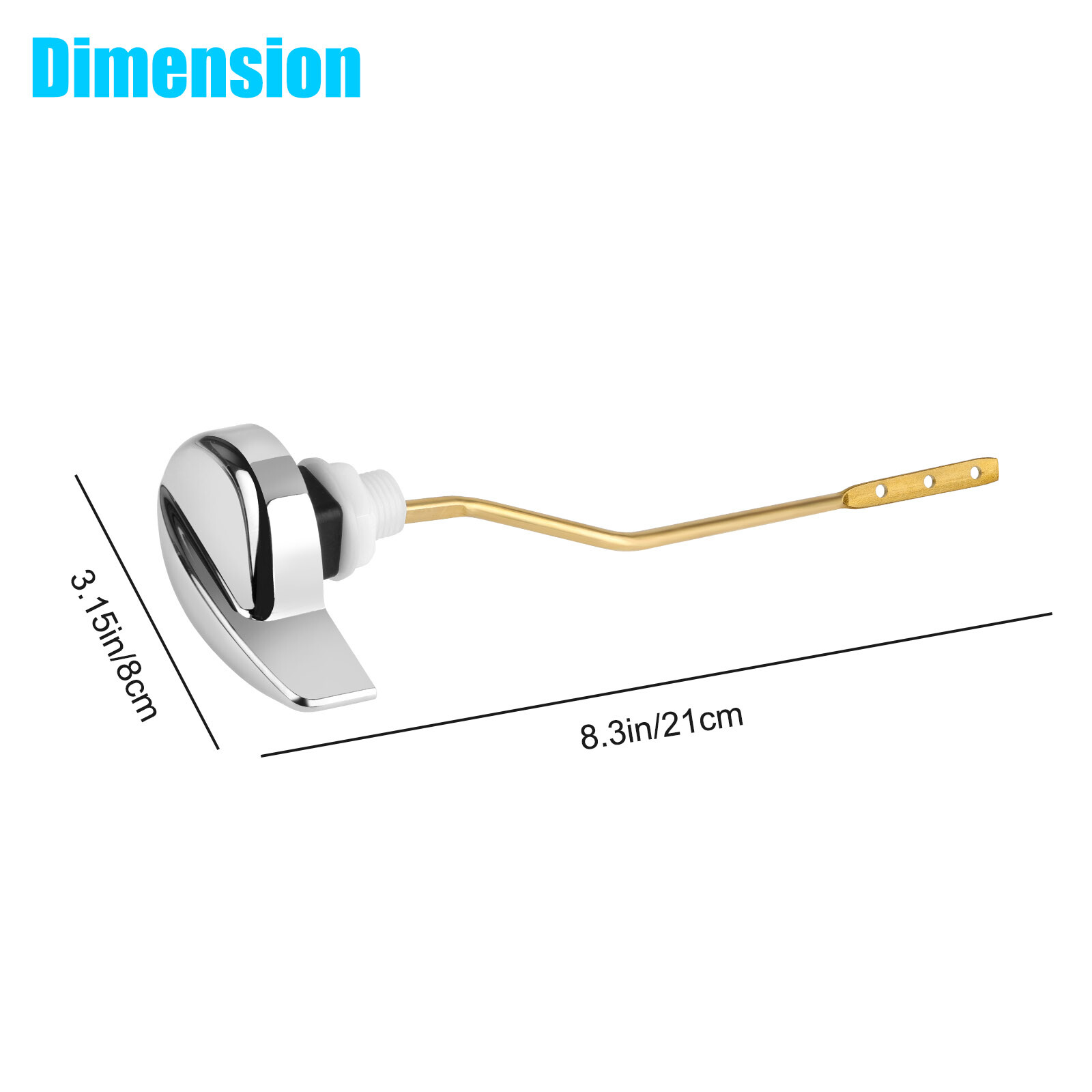 Easy Use Side Mount Toilet Flush Lever Handle Angle Fits for TOTO ...