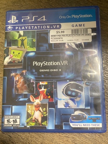 SONY PS4 PLAYSTATION VR DEMO DISC (FC3000876) | eBay