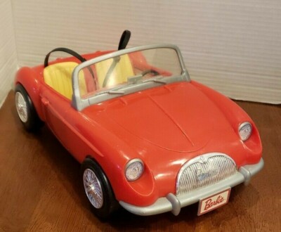 BARBIE COOL CONVERTIBLE 1998 red roadster 2 seater sports Car | eBay
