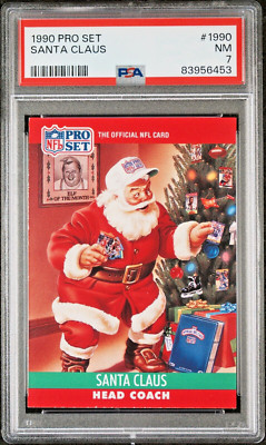1990 Pro Set Santa Claus #1990 PSA 7 NEAR MINT | eBay
