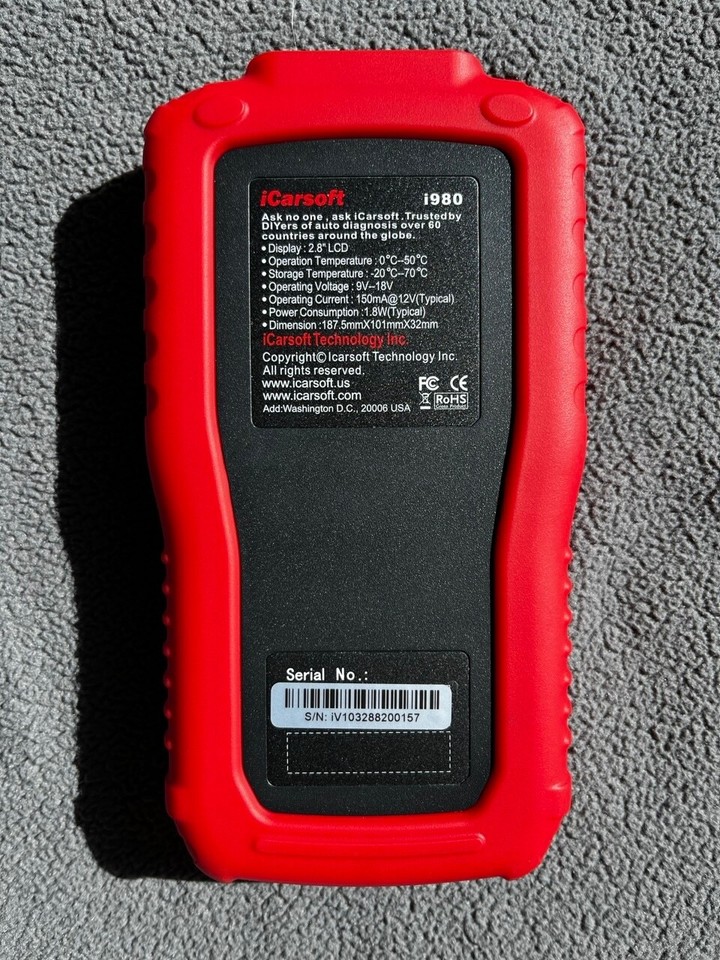 iCarsoft For Mercedes Benz Sprinter i980 Professional Diagnostic OBD ...