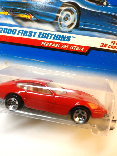 2000 Hot Wheels #61 First Editions Ferrari 365 GTB/4 Red | eBay