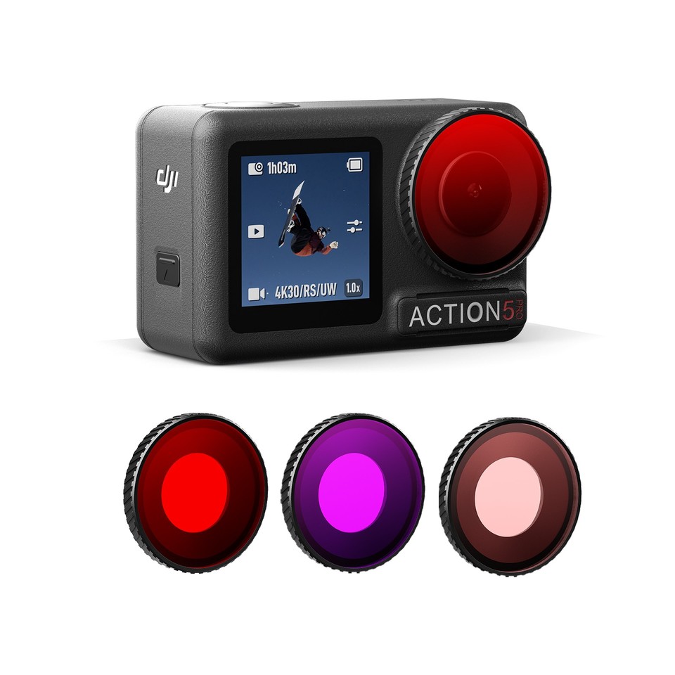 10M Waterproof Anti-fogging Diving Filter For DJl Osmo Action 5 Pro/4 ...