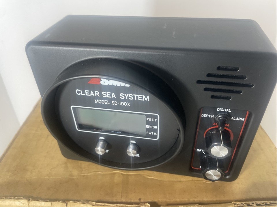 VTG SMR SUPER SOUNDER MODEL SD-100X CLEAR SEA SYSTEM Depth RADAR Head ...