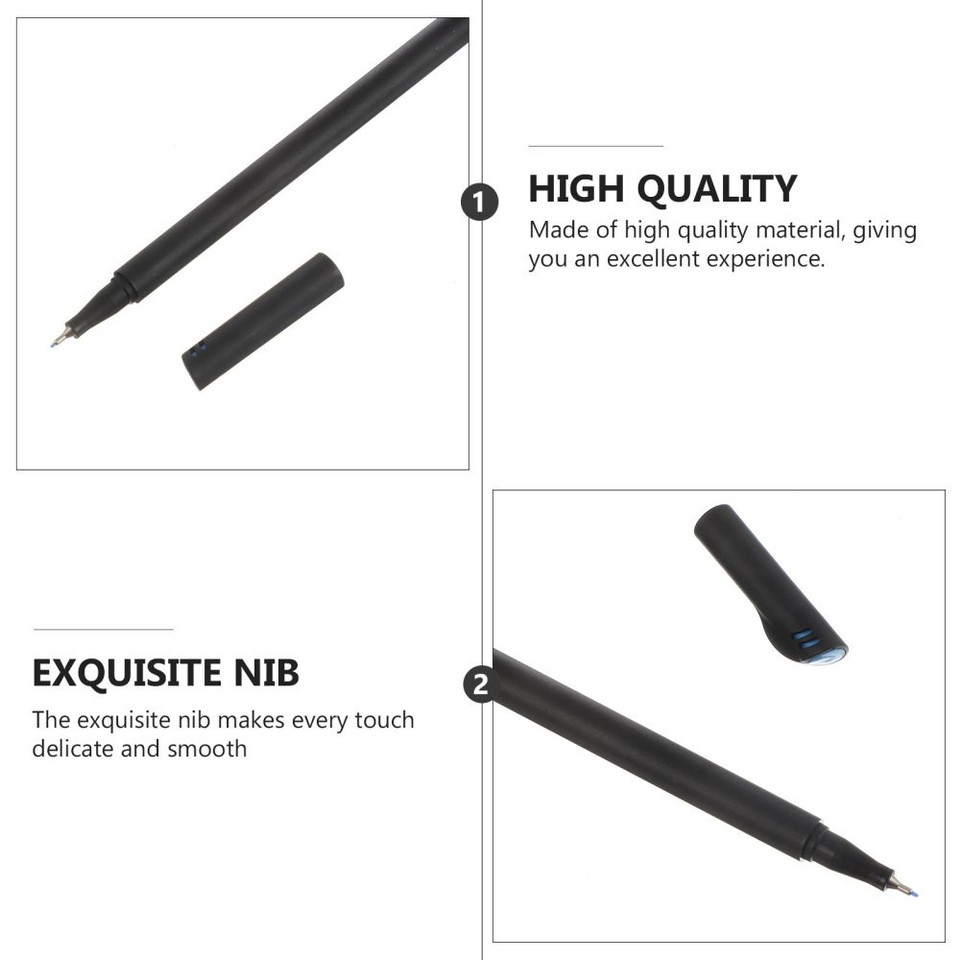 48 Pcs Color Hook Line Pen Detail Painting Brush Watercolor Mark Pens ...