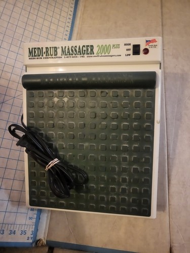 Medi Rub Vibrating Foot Massager 2000 Plus Model MR-3F Massage Machine ...