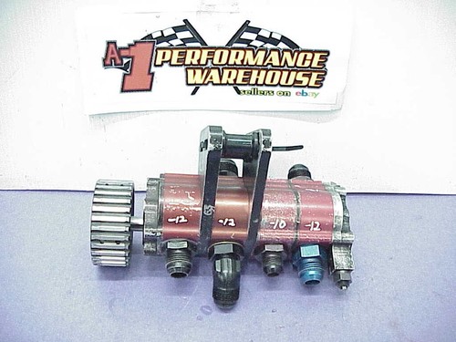 Barnes 4 Stage Dry Sump Oil Pump & Gilmer Pulley Bert Brinn Rear Mount ...