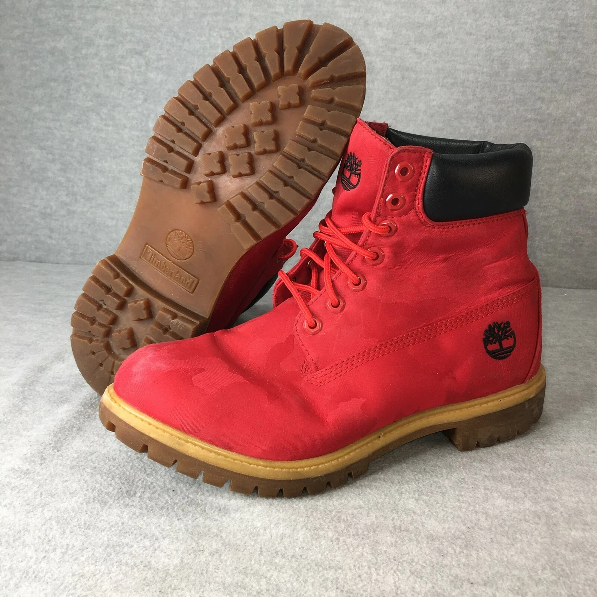 Red Timberland Boots For Men