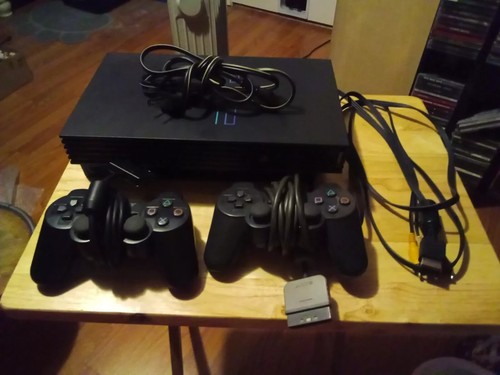 Sony PlayStation 2 PS2 Console Original "Fat" Model with Two ...
