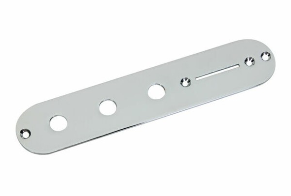 920d Custom Blank 3-hole Telecaster Control Plate Chrome for sale ...