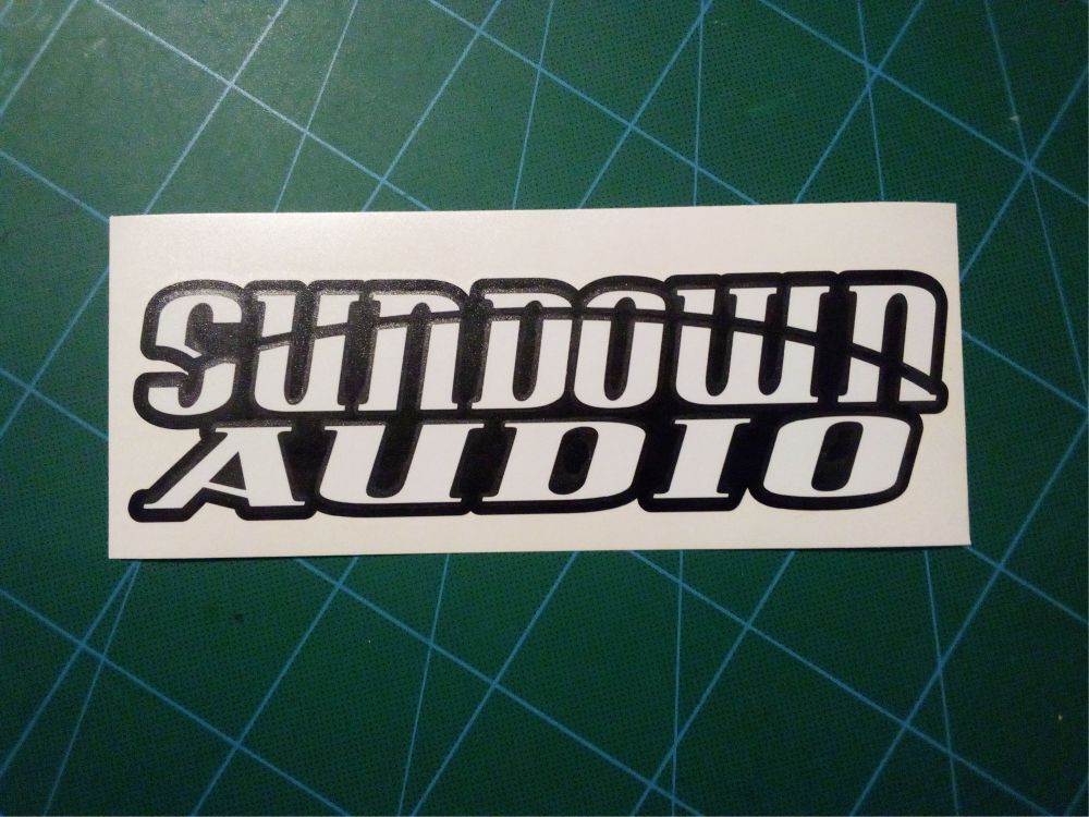 Sundown Audio Decal