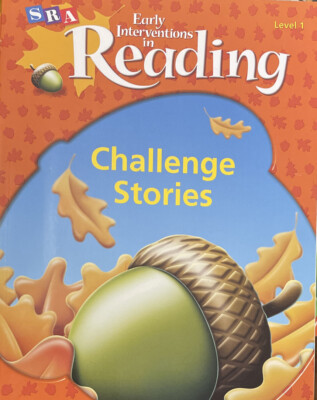SRA Early Interventions in Reading Level 1 Challenge Stories ...