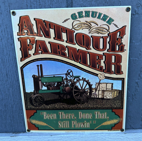 Genuine Antique Farmer Ande Rooney Reproduction Porcelain Enameled ...