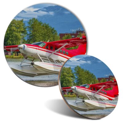 Mouse Mat & Coaster Set Seaplane Lake Hood Anchorage Alaska #53407 ...