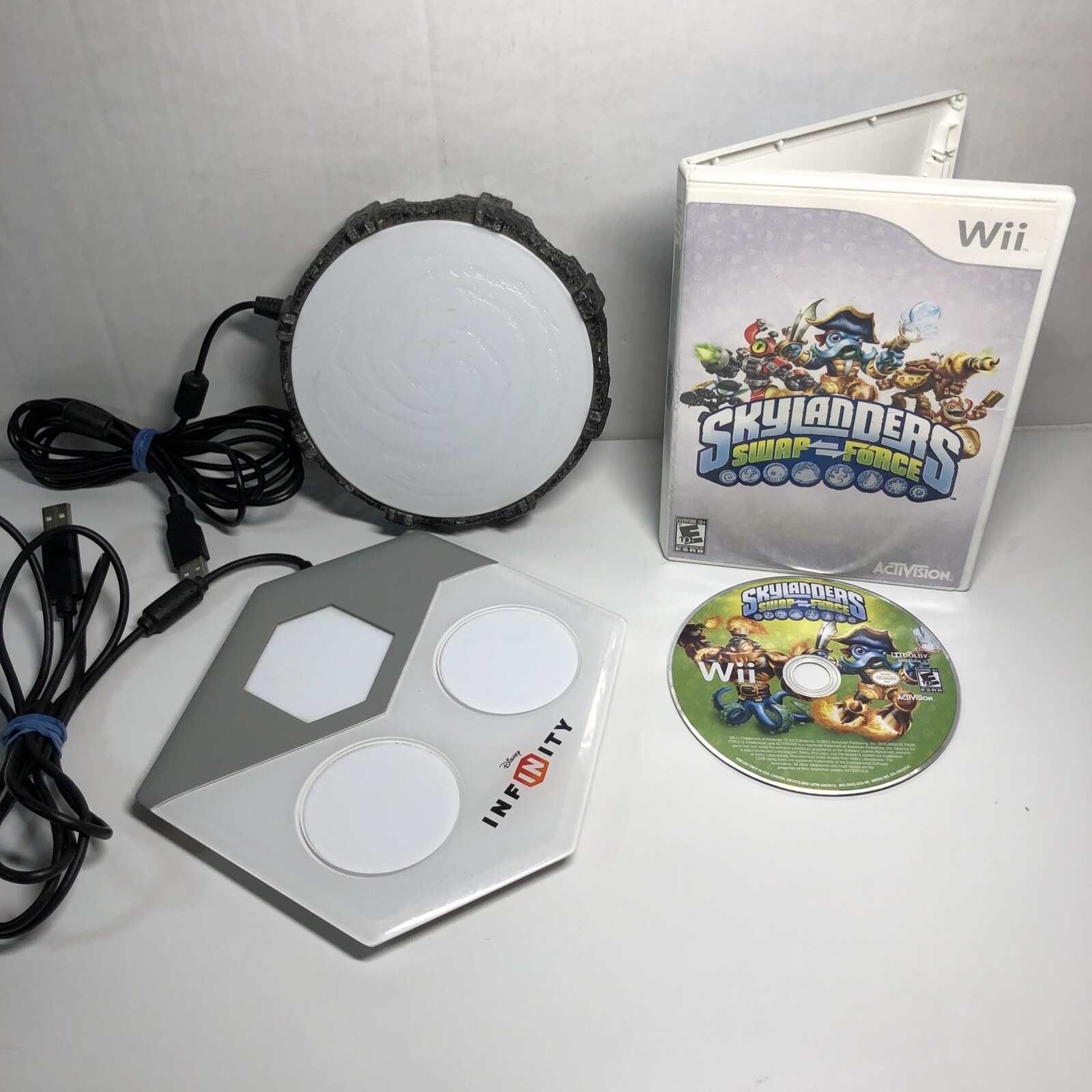 Wii Skylanders Swap Force Game, Disney Infinity Pad, Power of Portal ...
