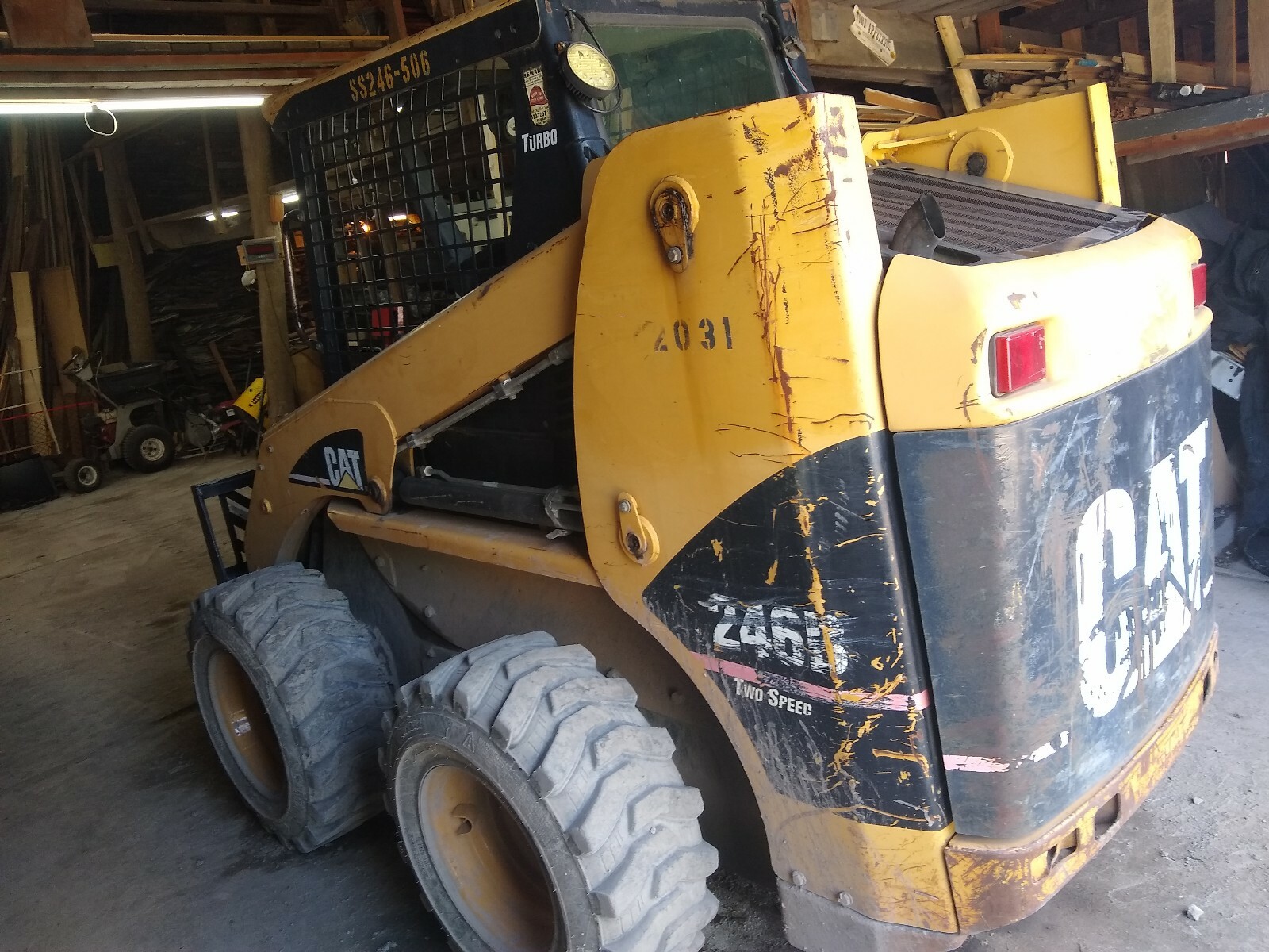 CAT 246B 2 speed travel Skid steer Skidsteer loader Bobcat | eBay
