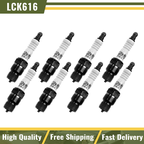AC Delco R44T Spark Plug Set of 8 Fits Chevy GMC Pontiac New | eBay