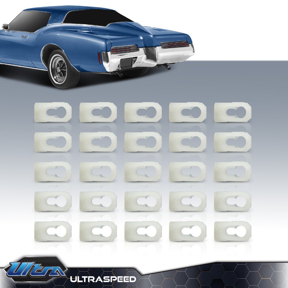 25 NOS VINYL TOP TRIM MOLDING CLIPS GM BUICK RIVIERA ELECTRA GRAN SPORT ...