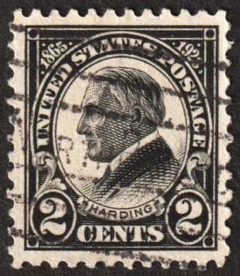 US 1923 harding stamp usa Scott#610 used vf/xf jumbo gem | eBay