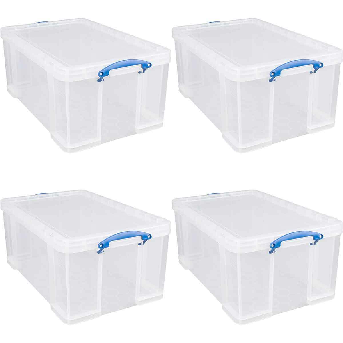 Really Useful 0161203881 Storage Box - White (4 Pack) for sale online ...