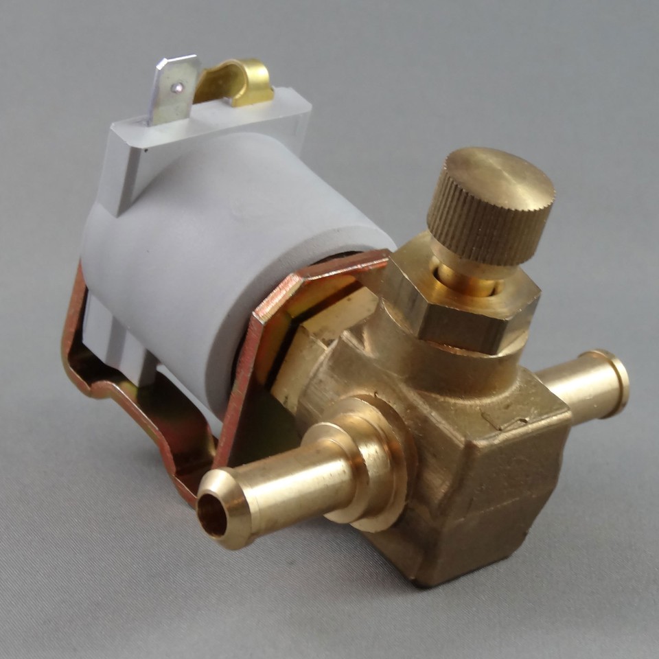 Inline Petrol Fuel Lock Off Solenoid Valve With Manual Opening Tap | eBay