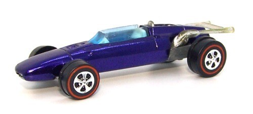 1969 Hot Wheels Redline Indy Eagle Spectraflame purple with white ...