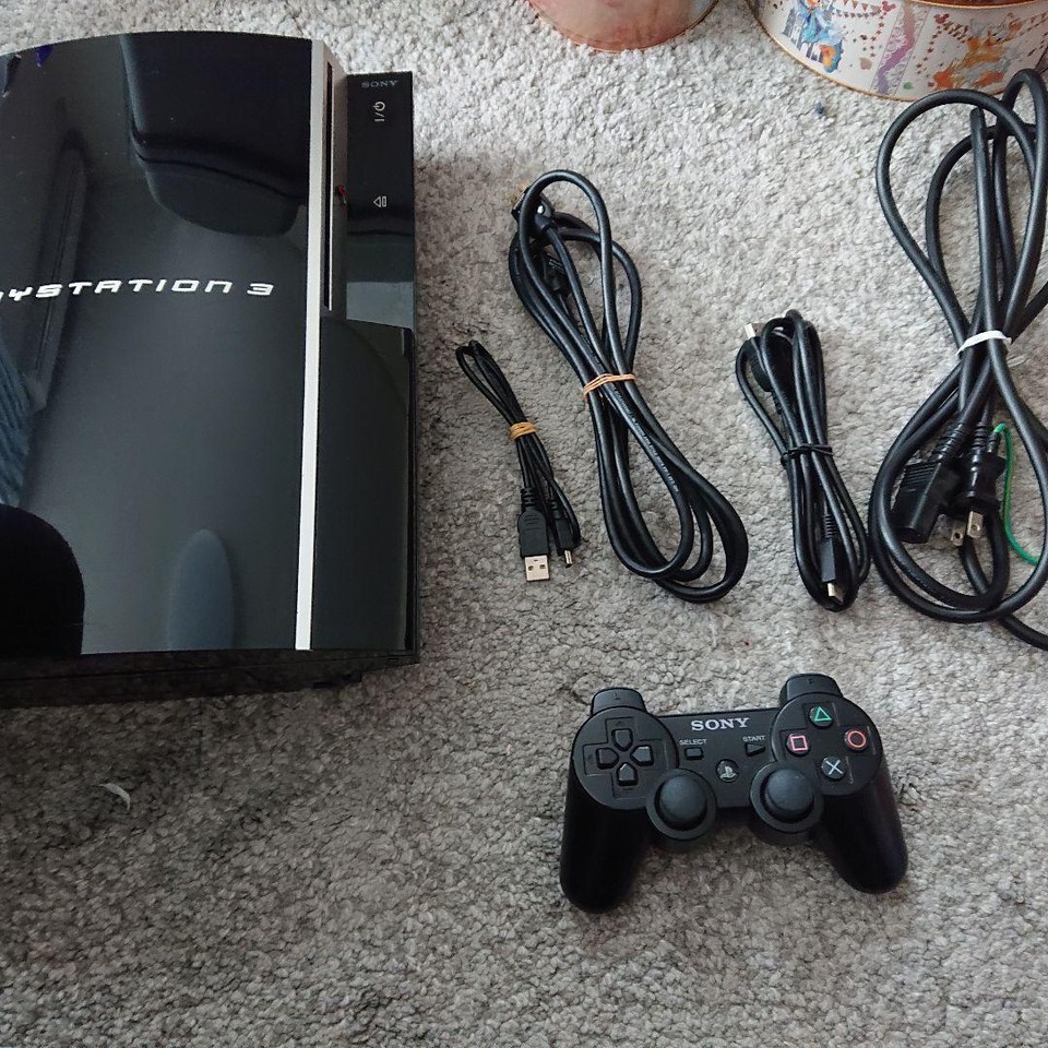 SONY PLAYSTATION 3 (80GB) black PS3 CECHL00 Japan game Console boxed ...