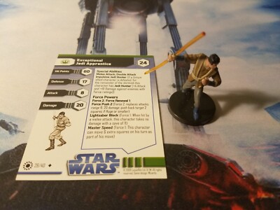Star Wars Miniatures Jedi Academy 26 Exceptional Jedi Apprentice | eBay