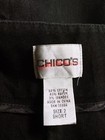 Chico's Womens Pants Size 2 Short Black Flat Front Pockets | eBay