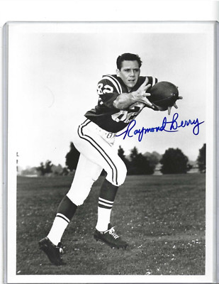 Raymond Berry Autographed 8x10 Photo Baltimore Colts Pro Football HOFer ...