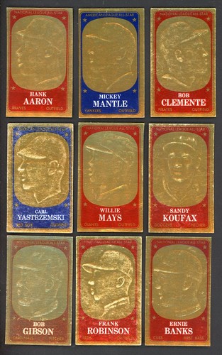 1965 TOPPS EMBOSSED COMPLETE SET EX MANTLE CLEMENTE KOUFAX 510962 ...