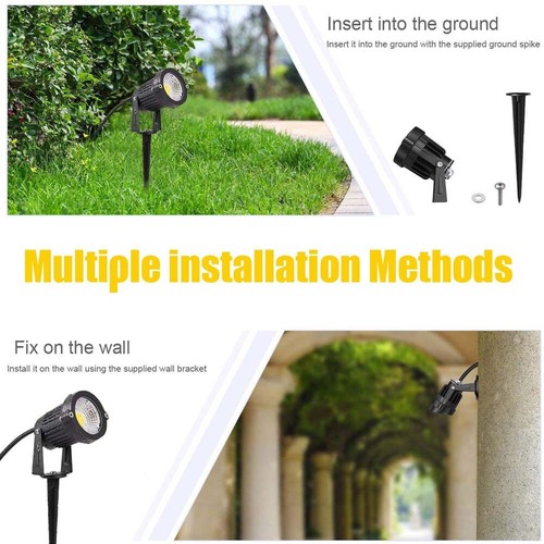 Waterproof 5W LED Landscape Spot Light - 3000K for Gardens & Paths | eBay