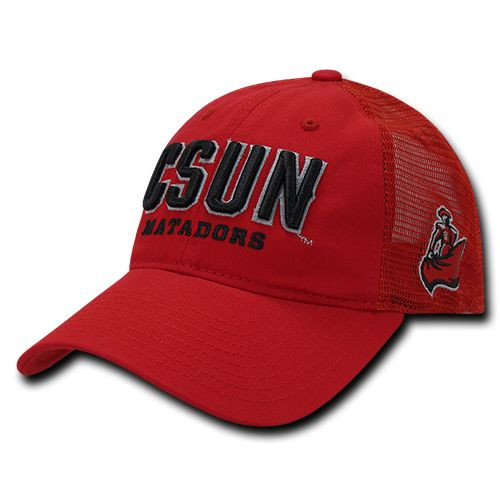 Cal State Northridge CSUN Matadors University Trucker Mesh Polo ...
