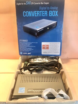 DTV Digital To Analog Converter Box DTX9900 Digital Stream With Remote ...