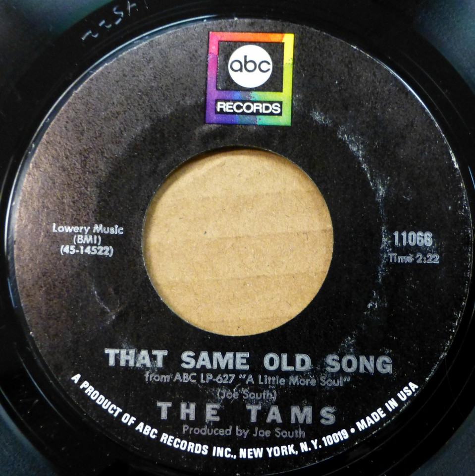 TAMS near-Mint abc SOUL 45 Be Young be Foolish be Happy That Same Old ...
