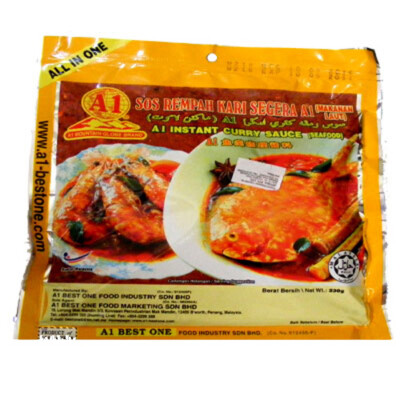 A1 Instant Curry Sauce Seafood Malaysian Curry Sauce Spices X 2 Pcs ...