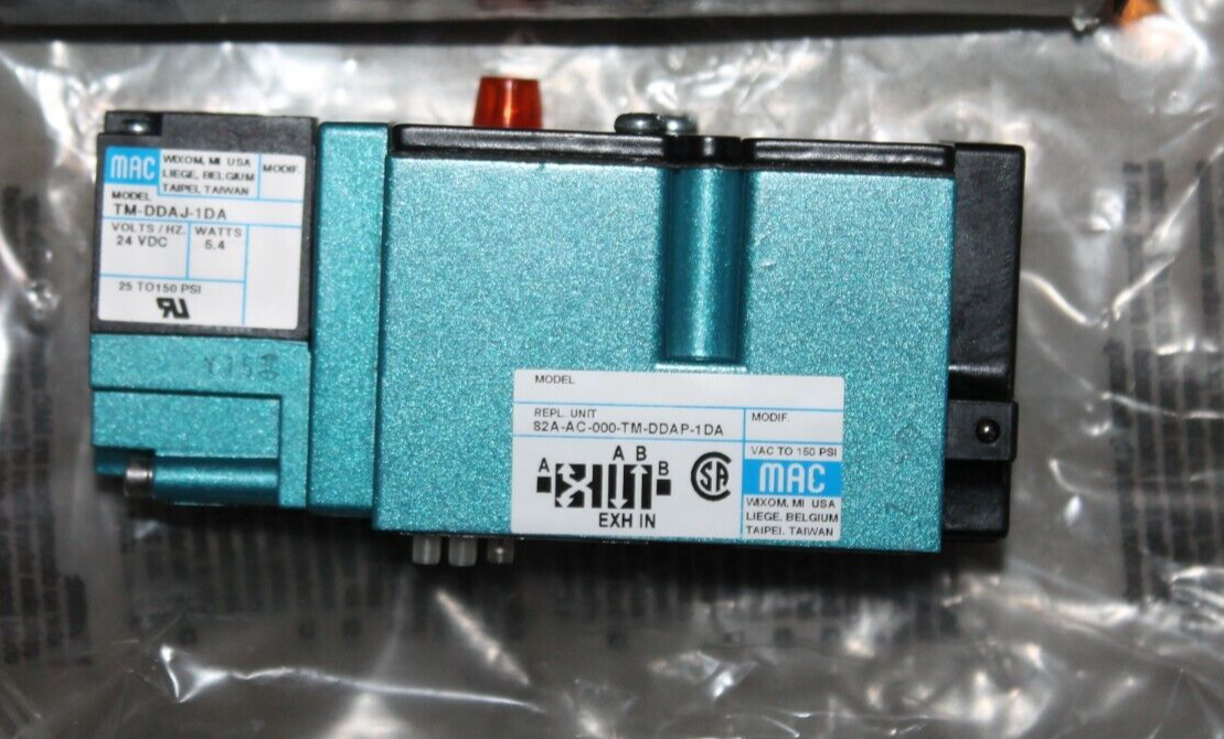 MAC 82A-AC-000-TM-DDAP-1DA Solenoid Valve - Blue for sale online | eBay