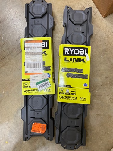 RYOBI LINK MODULAR STORAGE SYSTEM - TWO 2 PACK WALL RAILS-FREE SHIP | eBay
