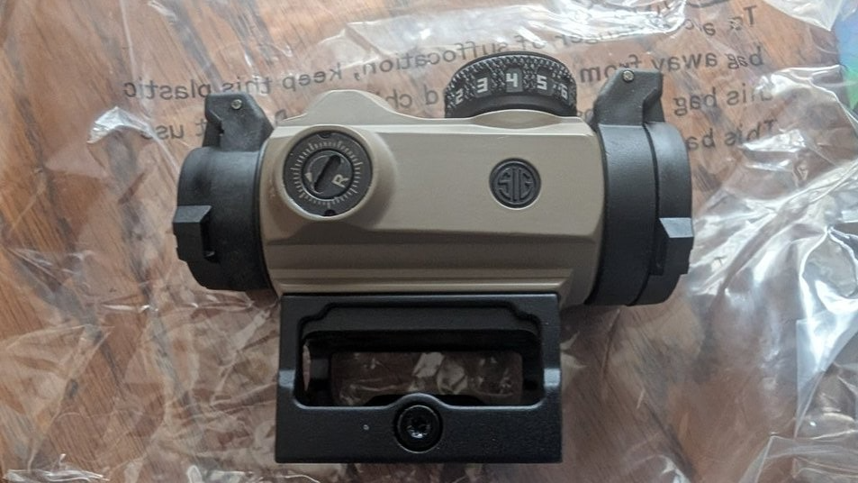 Sig Sauer Romeo-MSR 1x20mm 2 MOA RED DOT Sight w/ Riser Waterproof ...