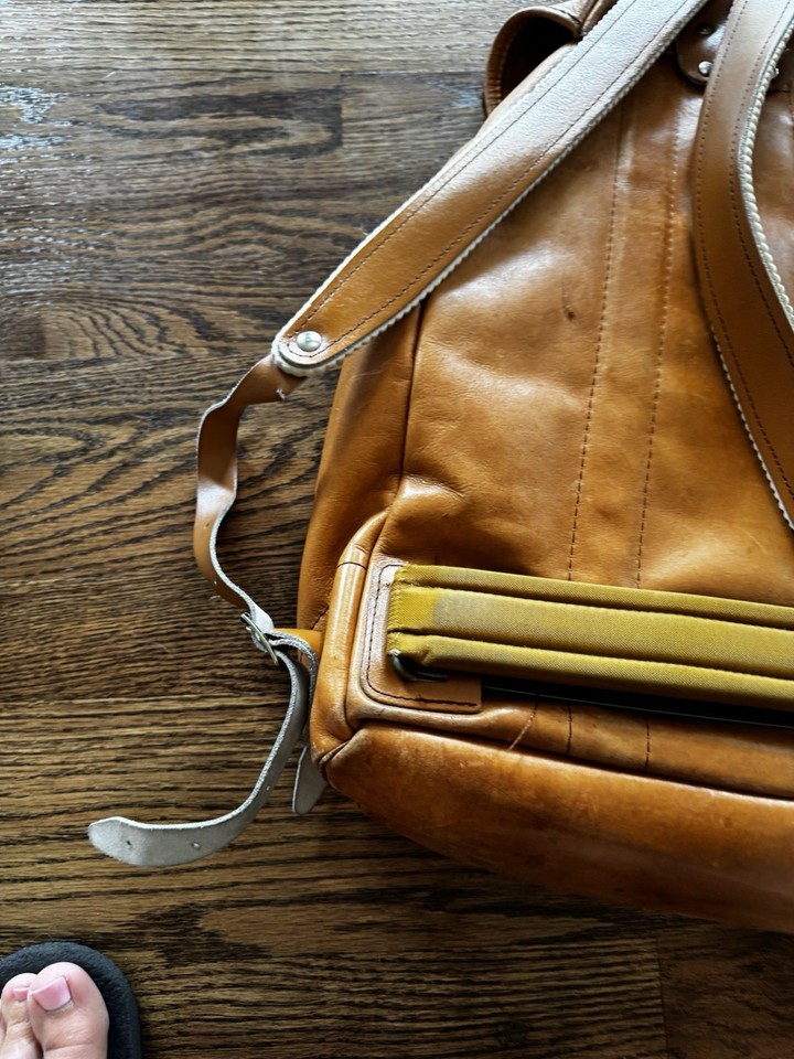 Beckmann Norwegian Day Pack Backpack Norway Vintage Brown Leather ...