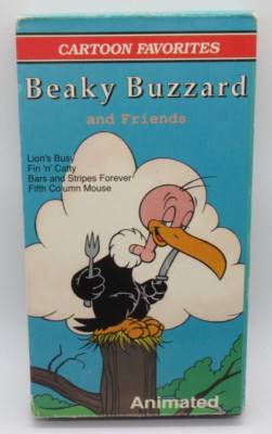 BEAKY BUZZARD & FRIENDS - CARTOON CLASSICS ANIMATED VHS VIDEO, 4 ...