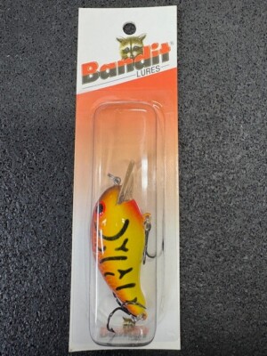 Pre-Pradco Bandit 100 Crankbait - Red Package - Spring Craw Yellow ...