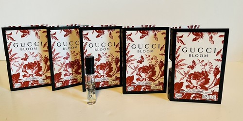 GUCCI BLOOM Eau de Parfum Women's Perfume Fragrance Lot Of 5 SAMPLES 0 ...