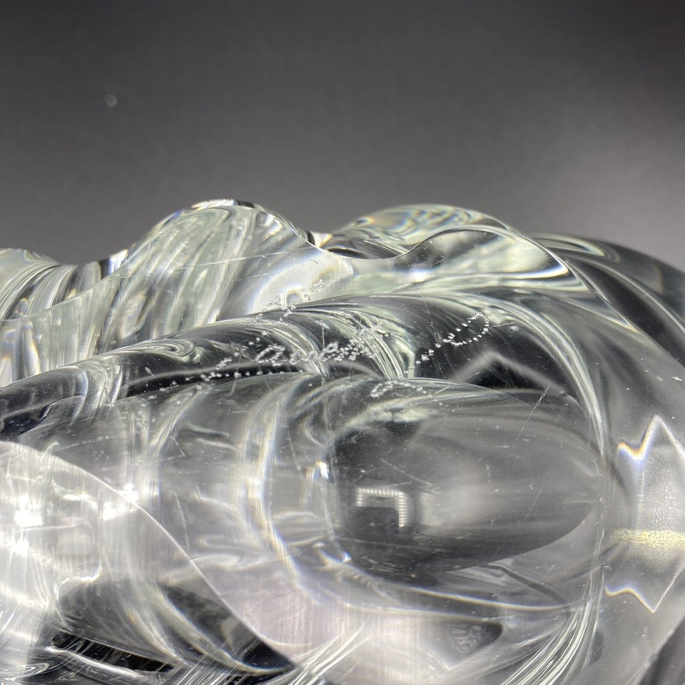 LARGE VTG Licio Zanetti Murano Glass Conch Shell Sculpture Italy 11 ...