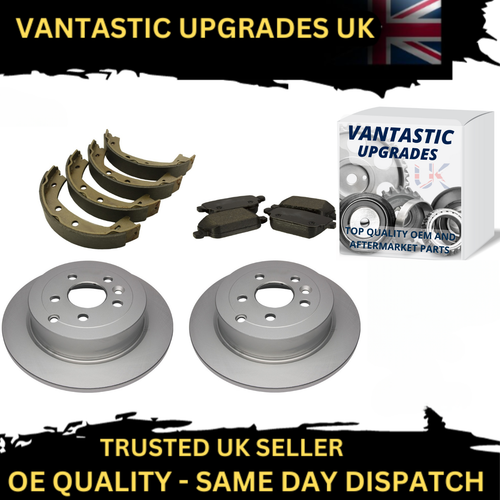 FOR LAND ROVER FREELANDER 2 2006-2014, REAR BRAKE DISCS PADS & SHOES ...