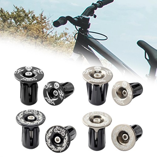 2 Pieces Bike Handlebar Plug Bikes Bar End Plug for Bicycle Foldable ...