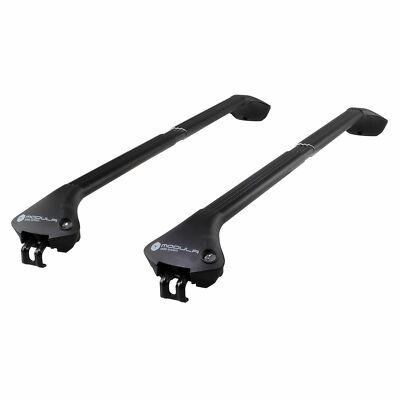Modula Oval Aero Aluminium Black Roof Bars Set for BMW X3 F25 10-17 ...