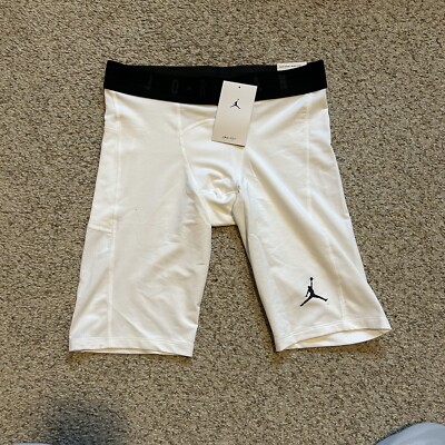 NEW Nike Air Jordan Jumpman Compression Shorts White DM1813-100 Mens ...