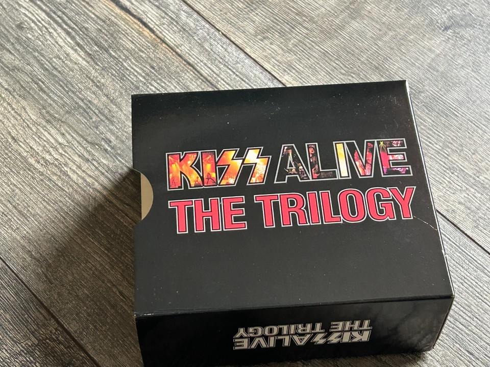KISS CD Promo Box Set Kiss Alive The Trilogy 1993 USA Vintage Kiss ...